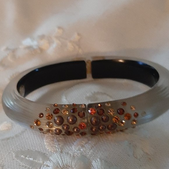 Alexis Bittar | Jewelry | Alexis Bittar Rhinestone Acrylic Bracelet ...